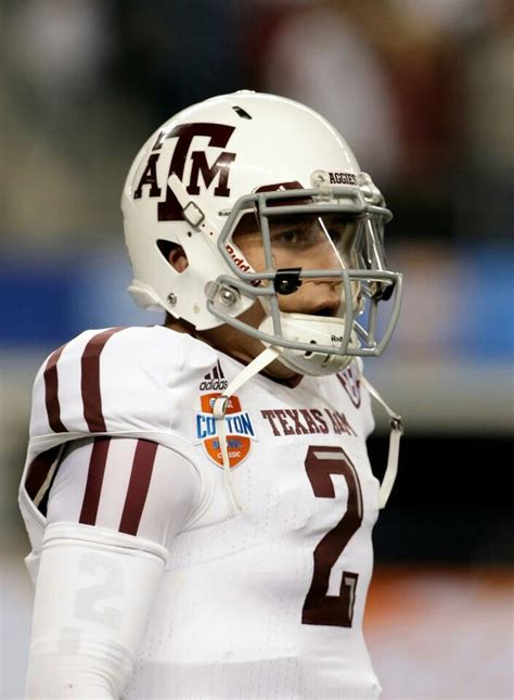 Johnny Manziel Texas A And Ms Heisman Trophy Winning Quarterback College Station Texas Johnny