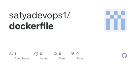 Github Satyadevops1dockerfile