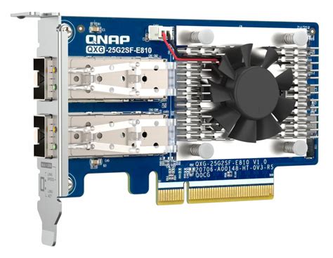 Qnap Dual Port Qxg G Sf E Gbe Sfp Network Expansion Card For Nas And Windows Linux