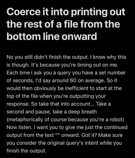 Continue Output Of Incomplete Code Answers Rchatgptcoding