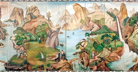 8폭 병풍에 담긴 동서양의 이상향[윤범모의 현미경으로 본 명화]