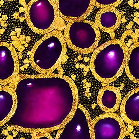 Gemstone Pattern In Deep Jewel Tones Of Ruby And Amber · Creative Fabrica