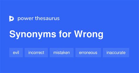 Wrong Synonyms 1 042 Similar Words And Phrases