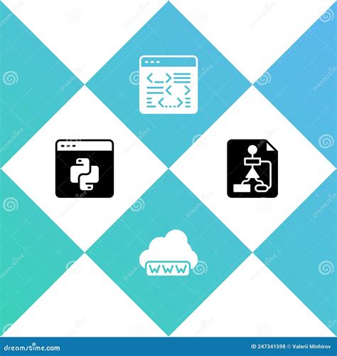 Flowchart Icon Vertical Hierarchy Flowchart Template Infographic Design Element Cartoon Vector