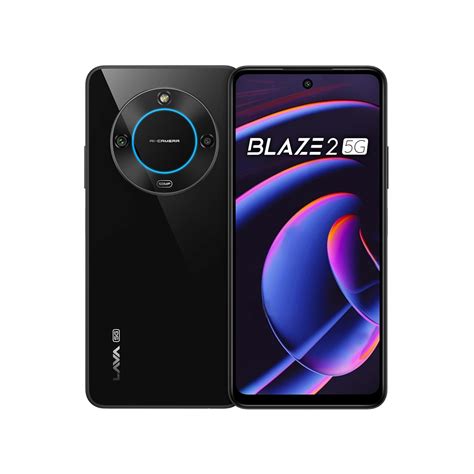 Lava Blaze 2 5g Glass Black 6gb Ram 128gb Storage