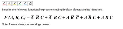 Solved Simplify The Following Functional Expressions Using Chegg
