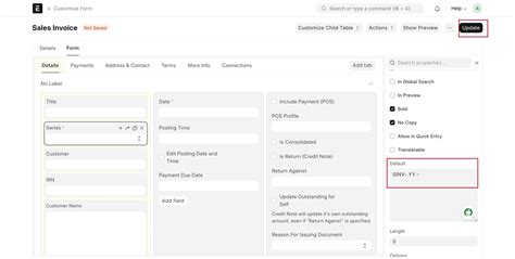 How Can We Hide Naming Series Hidden Button Not Working Erpnext Frappe Forum