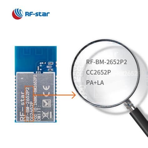 cc2652p multi protocol module with pa integrated rf bm 2652p2 rf star
