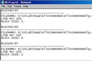 Detecting Memory Leaks By Using CRT Diagnostic Functions Part CodeProject