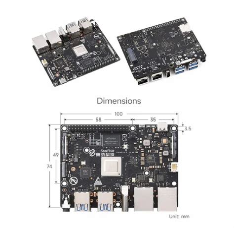 Waveshare Visionfive2 Risc V Single Board Computer Starfive Jh7110 Processor With At Rs 11940