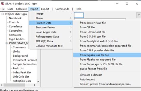 Gsasii Sequential Fitting 1 Hellowei