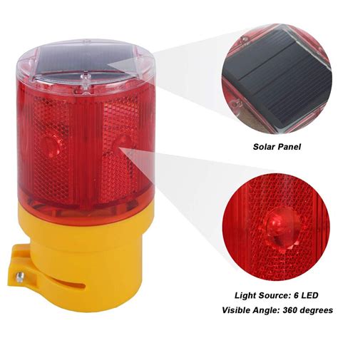 Solar Flashing Traffic Lights Wireless Powered Eme Grandado