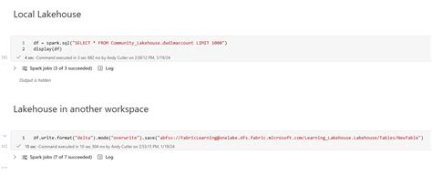 solved notebook data load from a lakehouse that s not def