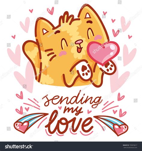Sending Kisses Cat
