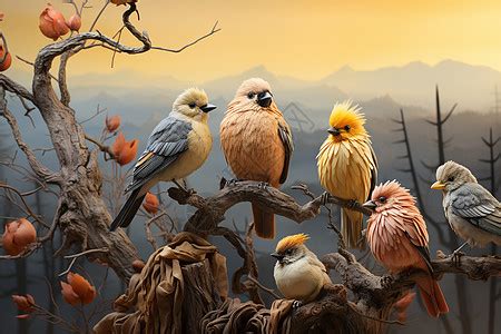 黄鸟在树枝高清图片下载 正版图片600746089 摄图网