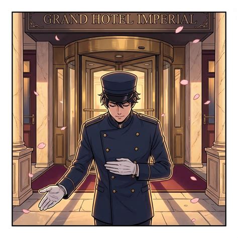 Free Welcoming Hotel Doorman Image Doorman Hotel Anime Download