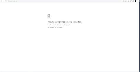 Cannot Access Https Error In Router Traffic This Site Can T Provide A Secure Connection