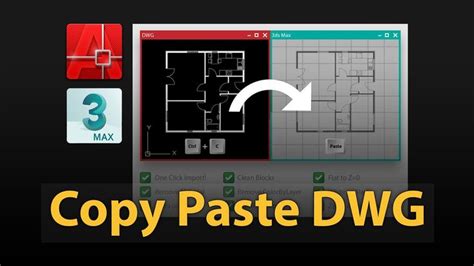 copy paste dwg useful 3dsmax script 3ds max tutorials script how
