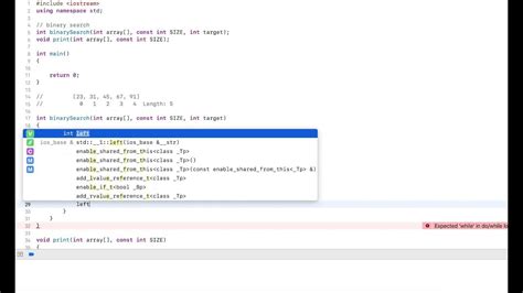C Tutorial Binary Search Youtube
