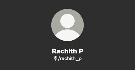 Rachith P Instagram Linktree
