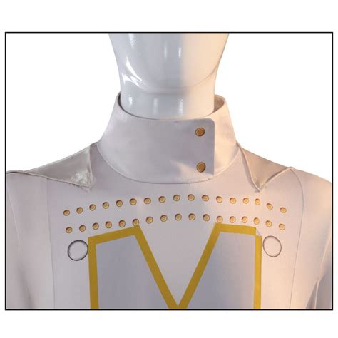 Megamind Metro Man Cosplay Costume White Jumpsuit With Cape