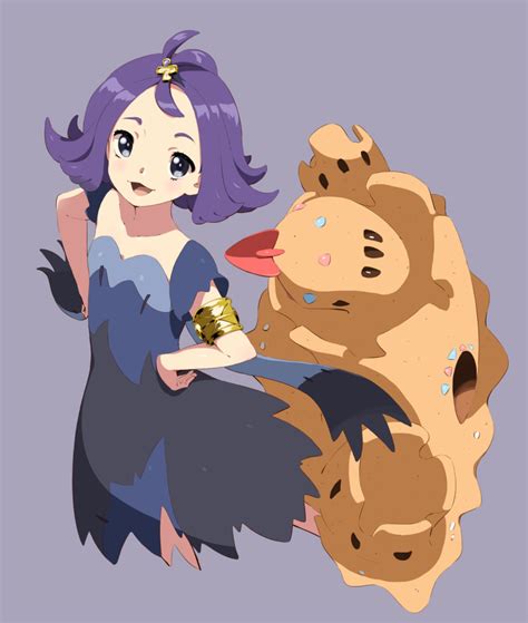 Safebooru 1girl 3 D Acerola Pokemon Armlet Blush Collarbone Dress