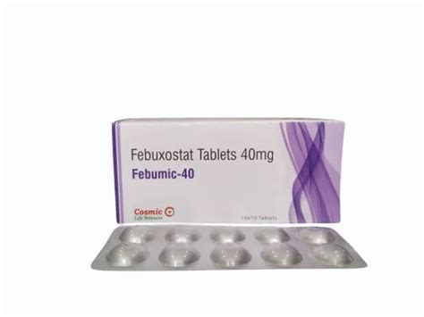Febumic 40 Tab Febuxostat 40mg Tablet At Rs 115strip Uloric In