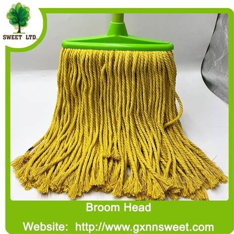 Cleaning Flat Mop Cotton Mop Head Wet Mop With Long Stick Mop Head