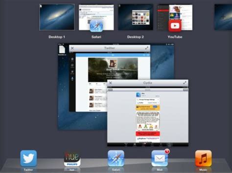 IOS 7 Jailbreak Multitasking Tweak Brings Desktop Level Multitasking