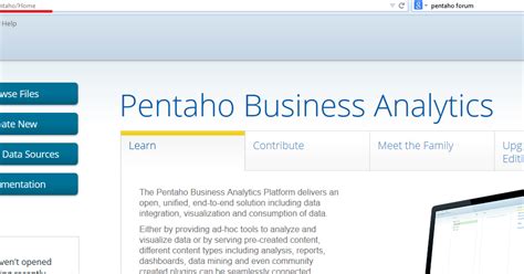 Hitachi Vantara Pentaho Bi Suite Tutorials Installation Of Pentaho Bi Server 501 Ce Along