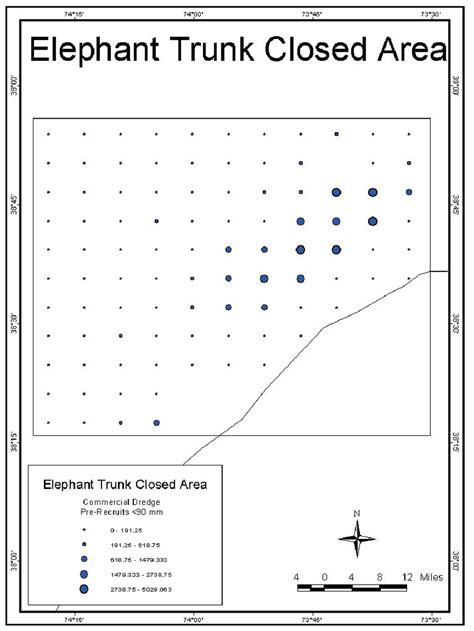 Spatial Distribution Of Sea Scallop Catches On Survey Cruise To The Download Scientific Diagram