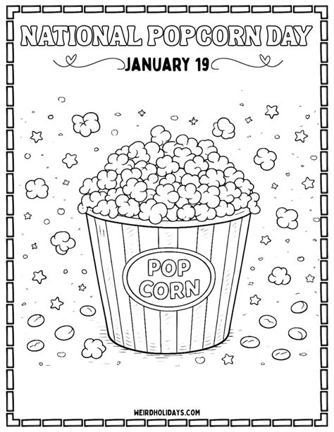 National Popcorn Day January 19 Weird Holidays