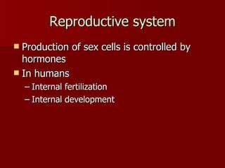 Reproduction And Development PPT