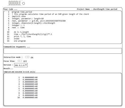 Fortran Code Returns 0 For Every Calculation In The Loop Stack Overflow