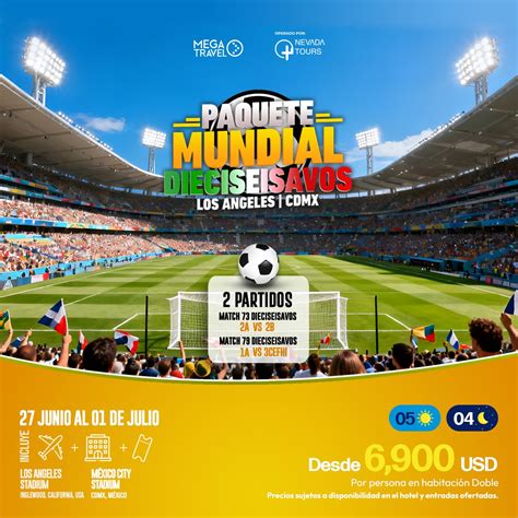 Paquetes Mundial 2026 Desde México Rs Viajes Rey Colimán