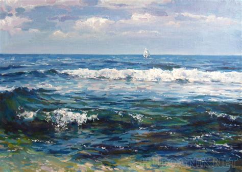 Картина Морской пейзаж. Размеры: 70x50, Год: 2012, Цена: 30000 рублей ...