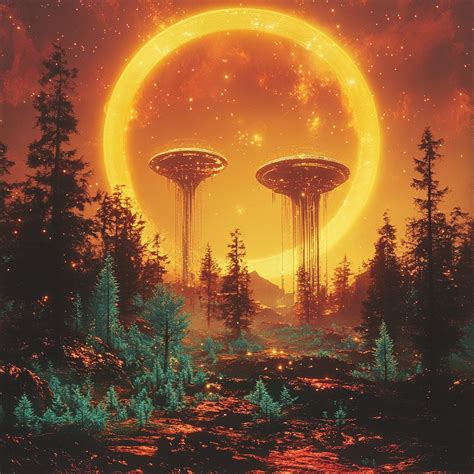Free Alien Forest Glow Image Alien Forest Glow Download At Stockcake