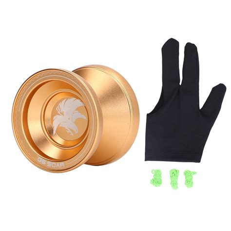 Aluminum Alloy Yoyo Ball Professional Unresponsive Yoyo Golden Yoyo