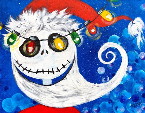Jack Skellington Claws The Nightmare Before Christmas Acrylic Painting