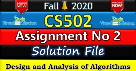 CS502 Assignment 2 Solution 2020 | Fall 2020 | Virtual Study Solutions