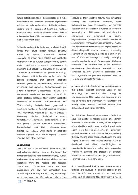 Understanding Microbial Infections Using Microarray Technology Pdf