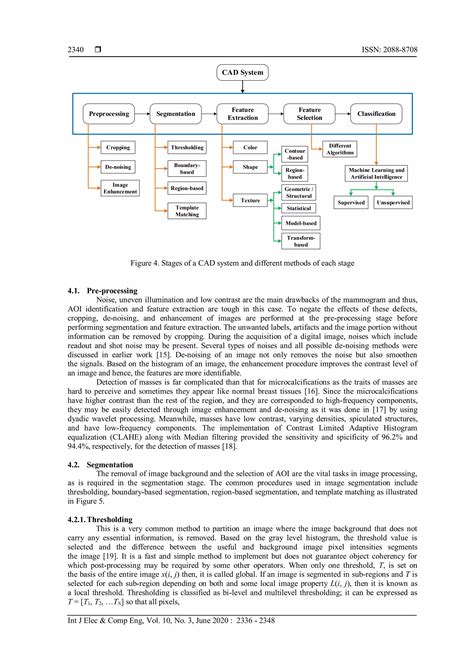Image Processing And Machine Learning Techniques Used In Computer Aided Detection System For