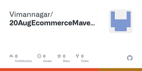 Github Vimannagar Augecommercemavenselenium