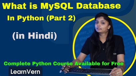 What Is Mysql Database In Python How To Connect Databases In Python Video In Hindi Part 2