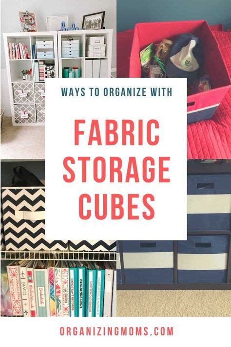 Ways To Organize Your Space With Fabric Storage Cubes Versatile Storage Ideas Using Fabric Bins