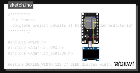 ESP OLED BUG Wokwi ESP STM Arduino Simulator
