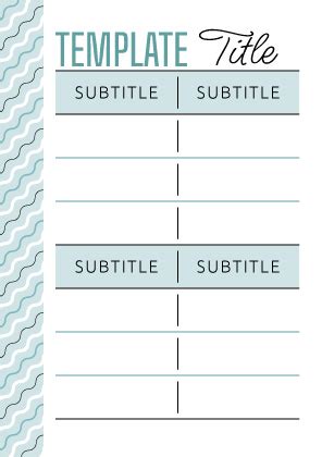 Download Printable Yearly Plan Template PDF