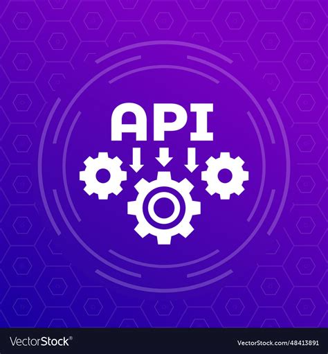 Api Icon For Apps And Web Royalty Free Vector Image