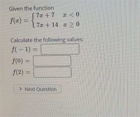 Solved Given The Function F X S X X X Chegg Com