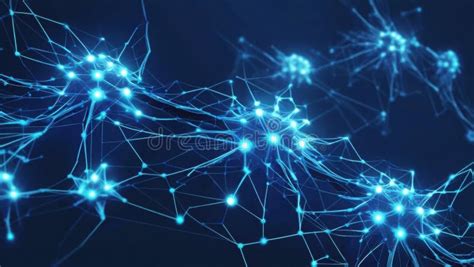 Neural Network Visualization In Dynamic Motion With Glowing Nodes